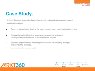 Google Display Network Campaign Optimizer | PPT