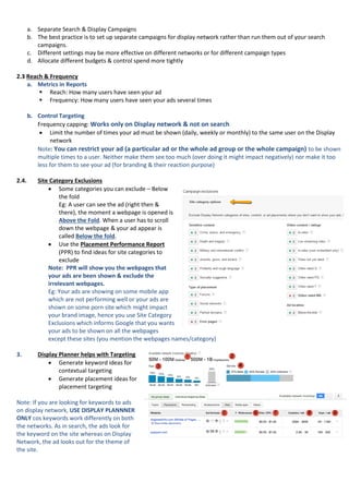 Google Display Network Preparation (Part 1) | PDF