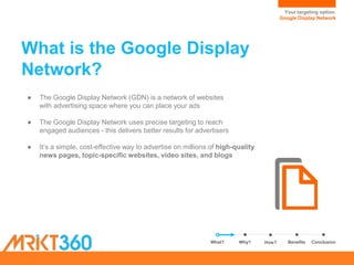 Google Display Network Targeting Options | PPTX