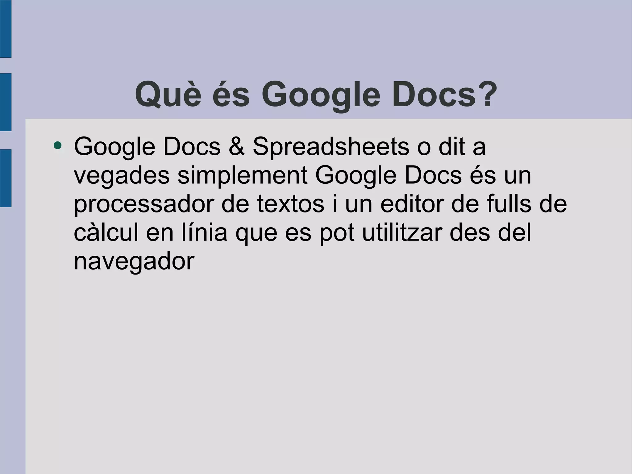 Google Docs | ODP