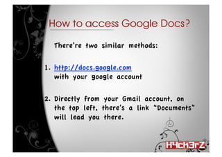 Google Docs | PDF