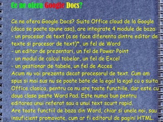 Google docs | ODP