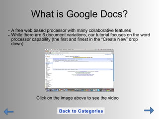 Google docs | PPT