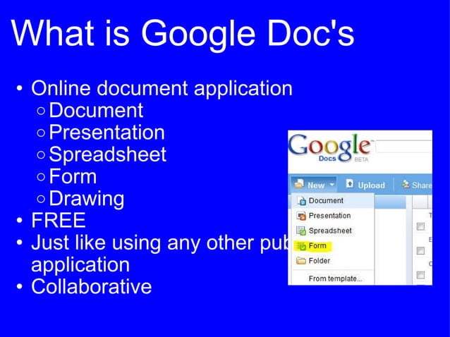 Google docs | PPT | Desktop Publishing | Computer Software and Applications