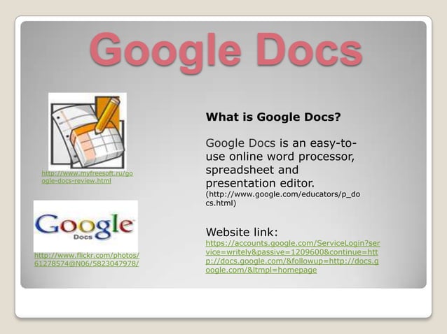 Google docs | PPTX