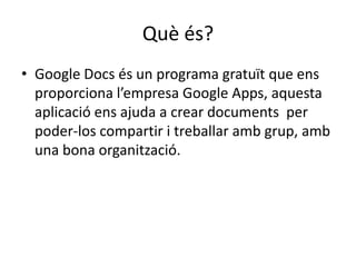 Google docs | PPTX