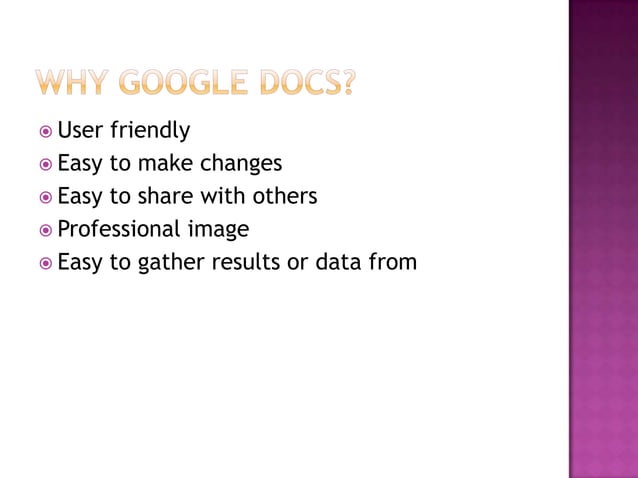 Google Docs...A favorite! | PPTX