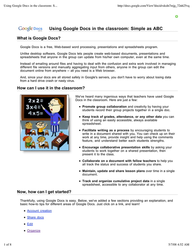 Google Docs | PDF
