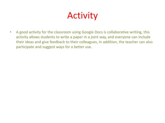 Google docs | PPT