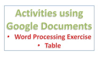 Google DOCS.ppt