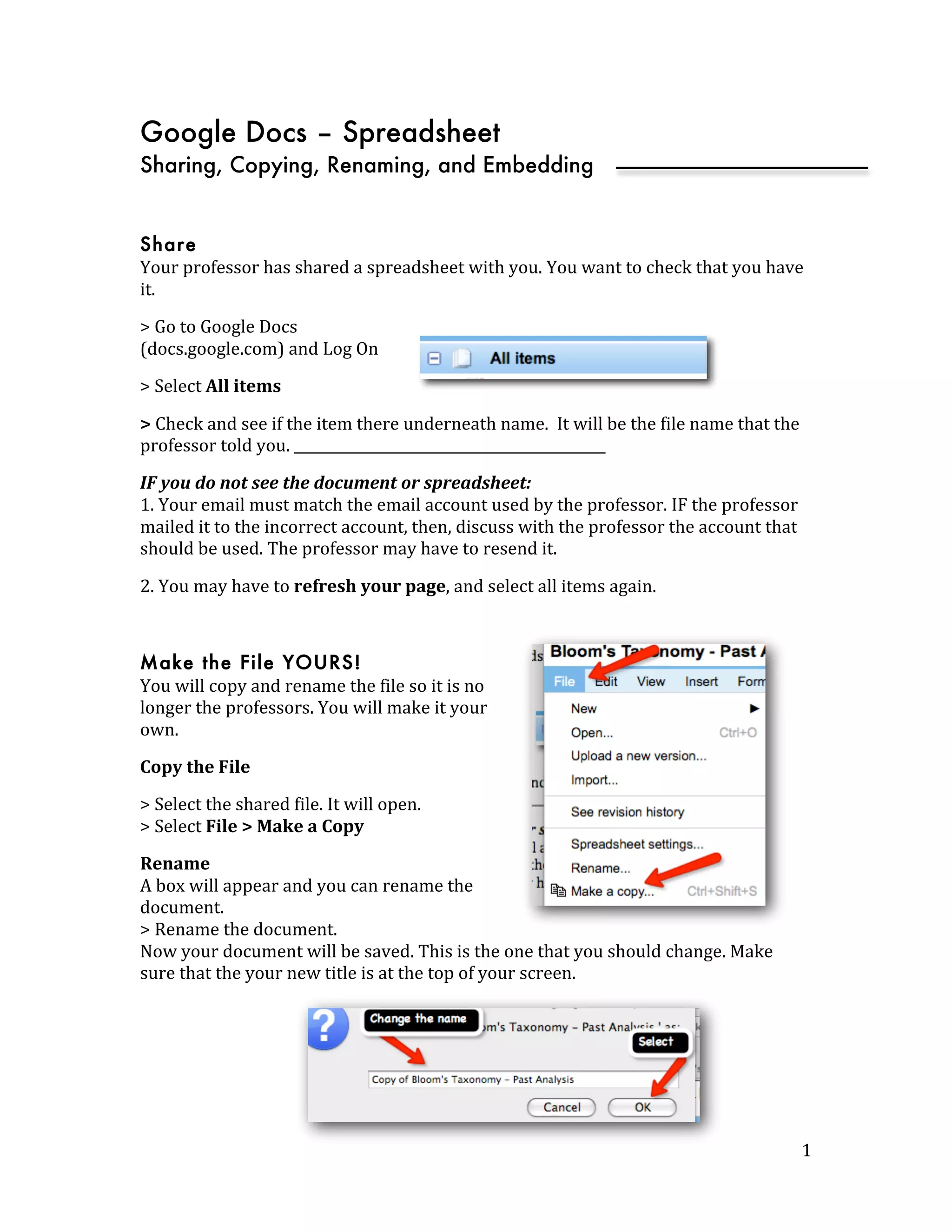 Google Docs Spreadsheet - Share-copy-embed-chart | PDF