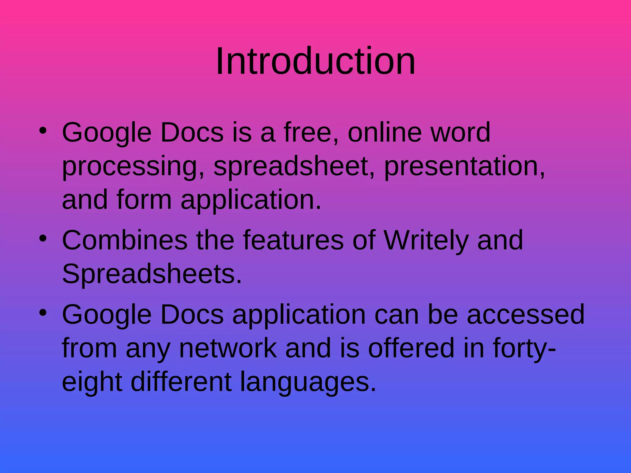 Google Docs Powerpoint | PPT | Desktop Publishing | Computer Software ...