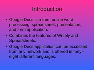 Google Docs Powerpoint | PPT
