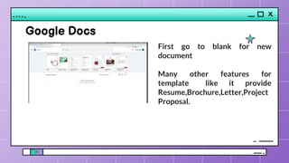 Google Docs and Google Sheet | PPTX