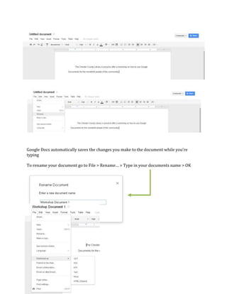 Google Docs Documents | DOCX
