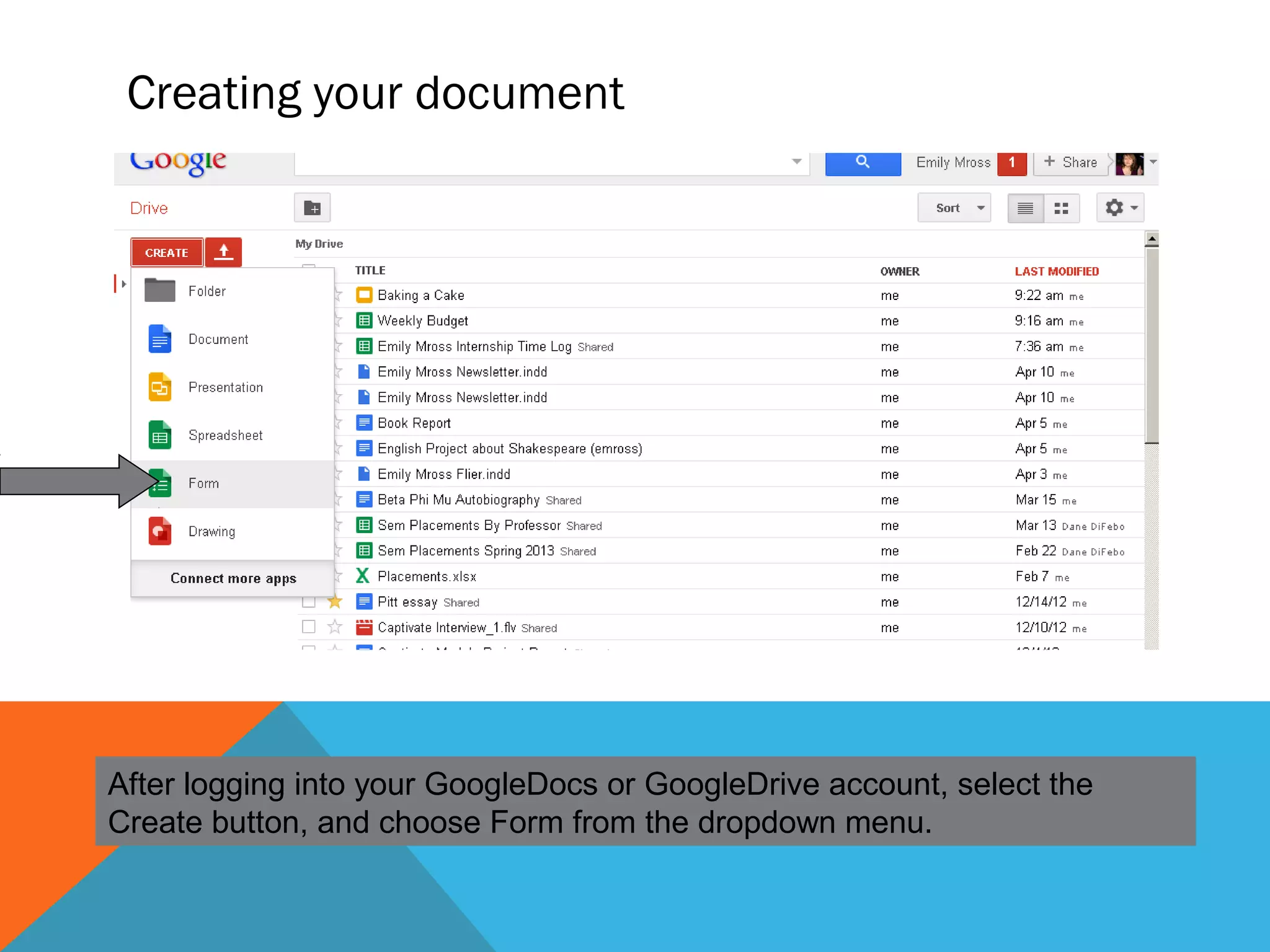 Google docs forms | PPT