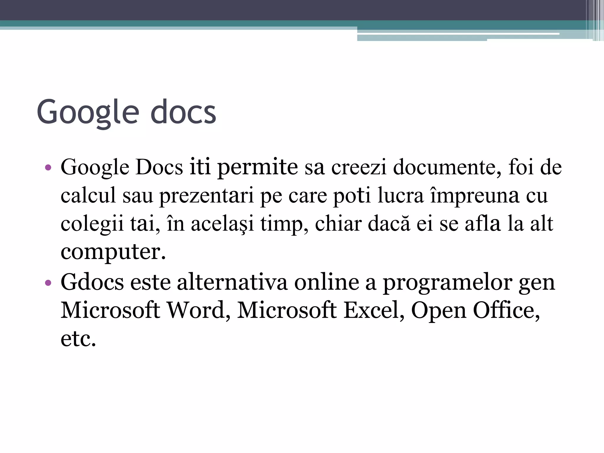 Google docs – formulare feedback | PPTX