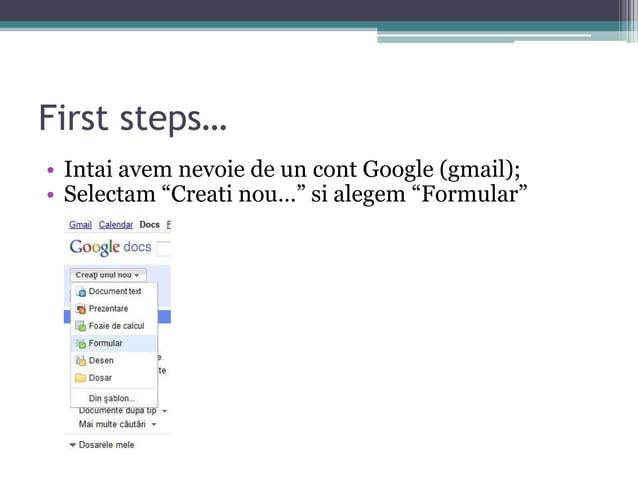 Google docs – formulare feedback | PPT