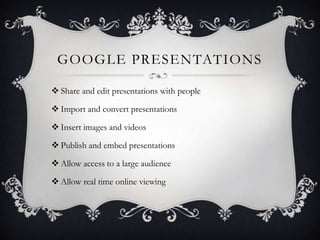 Google docs in the classroom | PPT