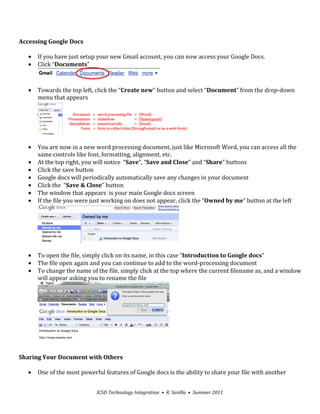 Using Google Docs | PDF