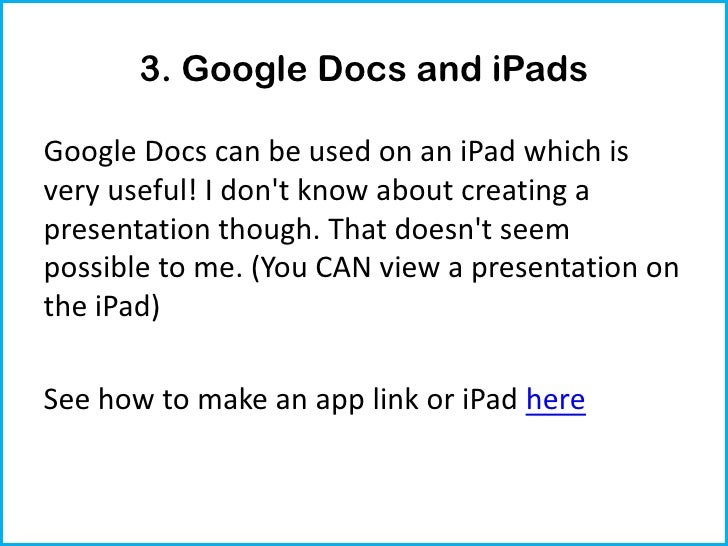 Google docs tips and tricks