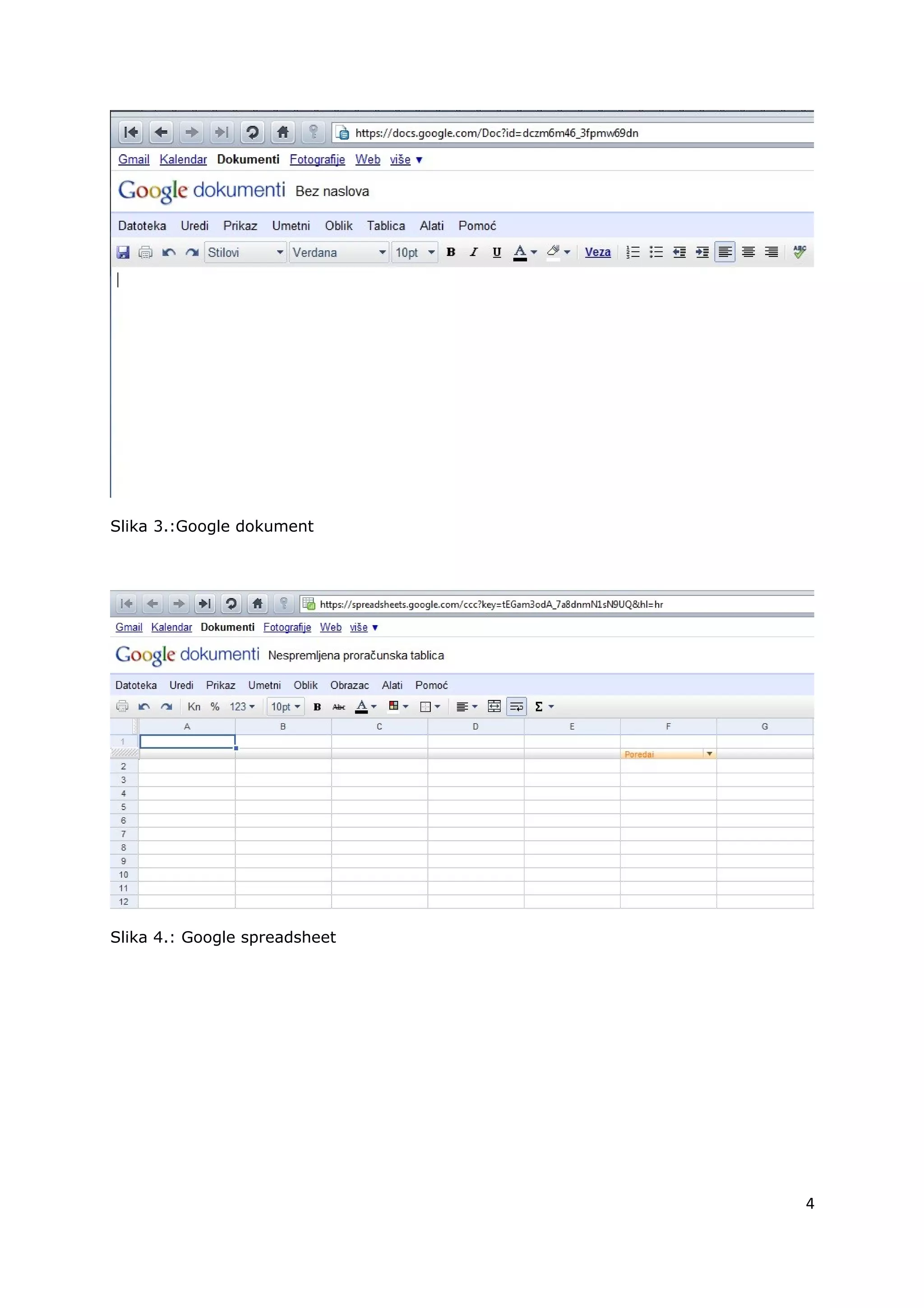 Google Dokumenti | DOC