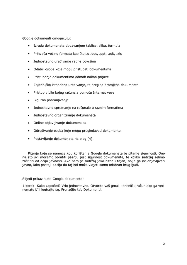 Google Dokumenti | PDF