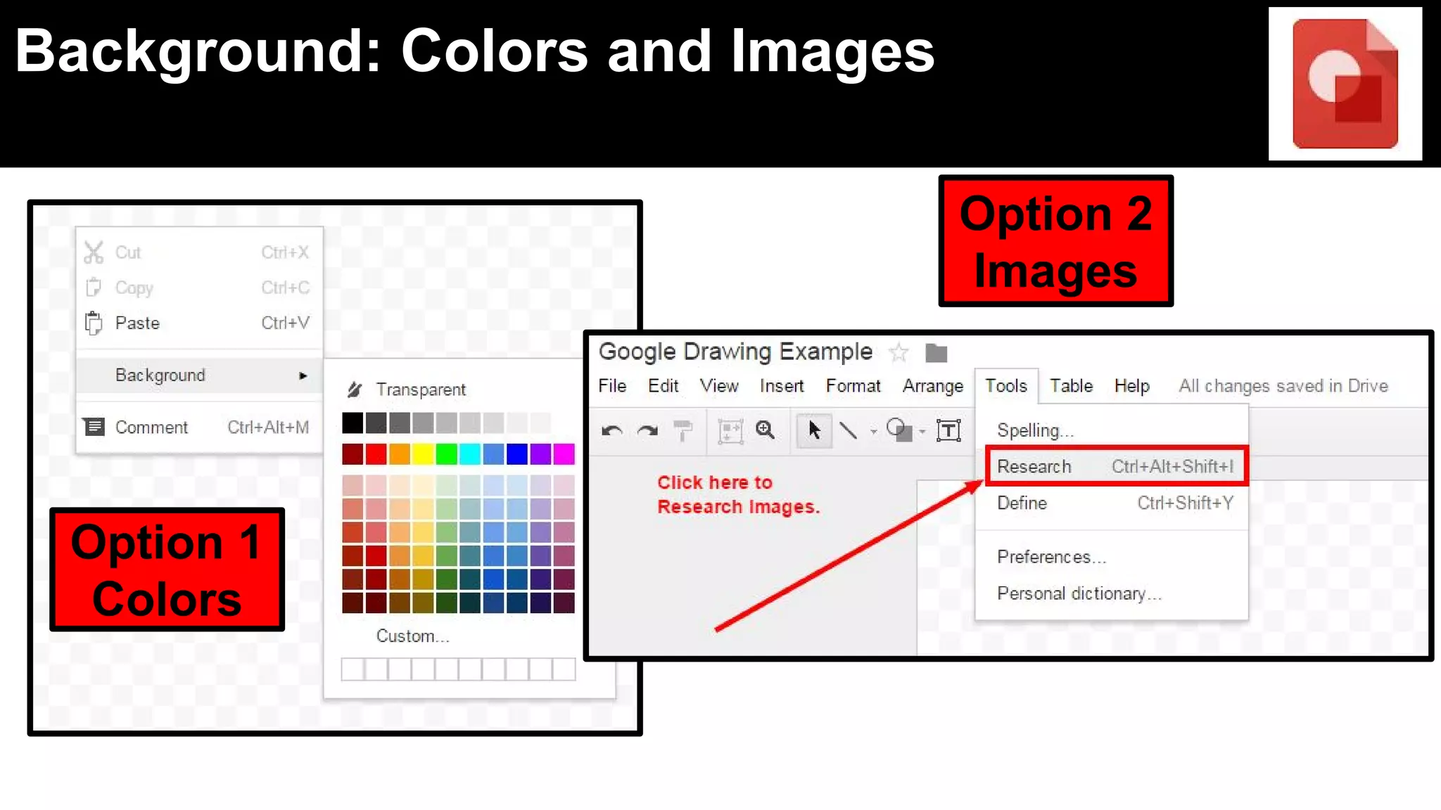 Google Drawing - Tutorial | PPT