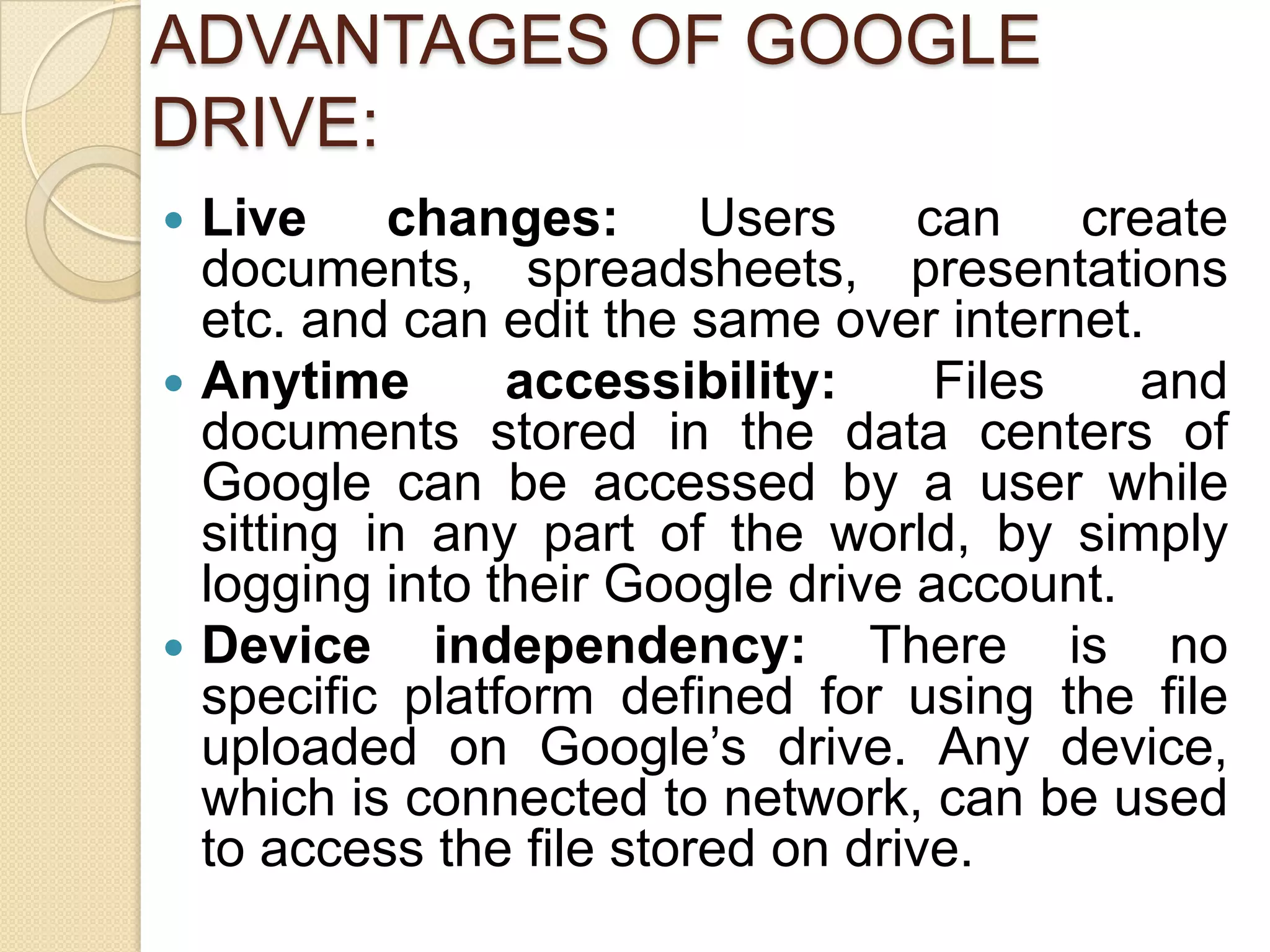 Google drive | PPTX