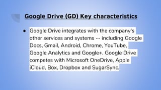 Googledrive | PPTX | Shareware and Freeware | Computer Software and ...