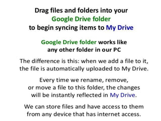Google drive | PPT