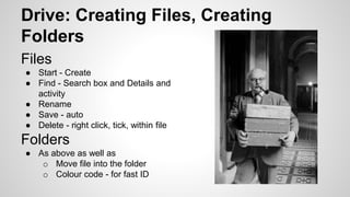 Google Drive/Docs for Classrooms - a short introduction | PPTX