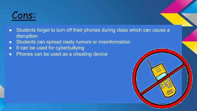 Should phones be allowed in schools? | PPTX | Smartphones | Consumer ...