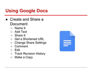 Google Drive for Elementary Classrooms | PPT