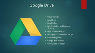 Google drive and LinkedIn presentation | PPT