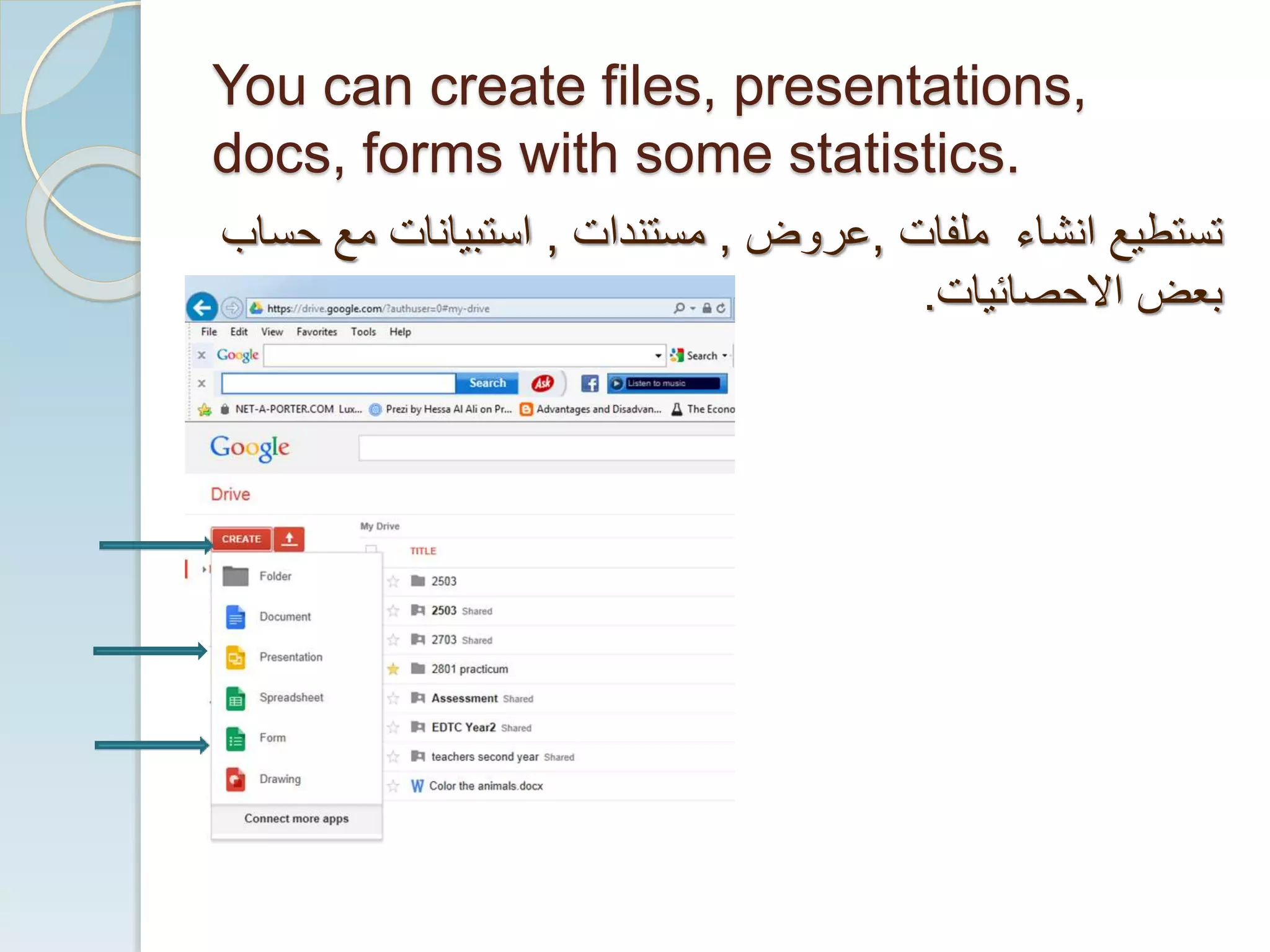 Google drive presentation | PPTX