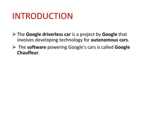 Google driverless car | PPT