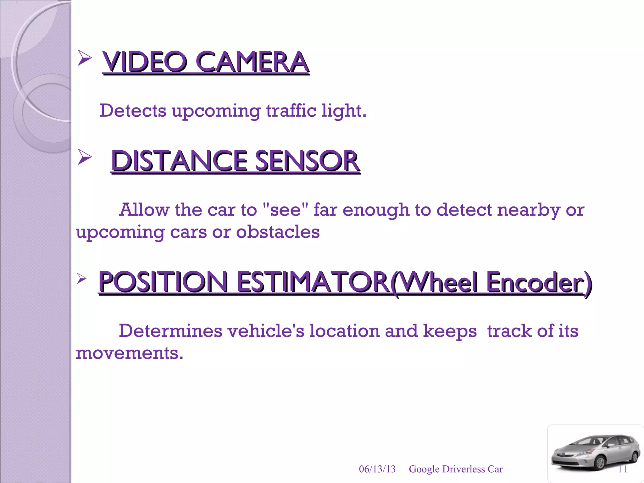Google driverless cars | PPT