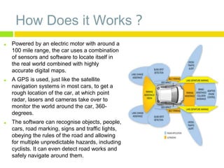 Google Driverless Cars | PPTX