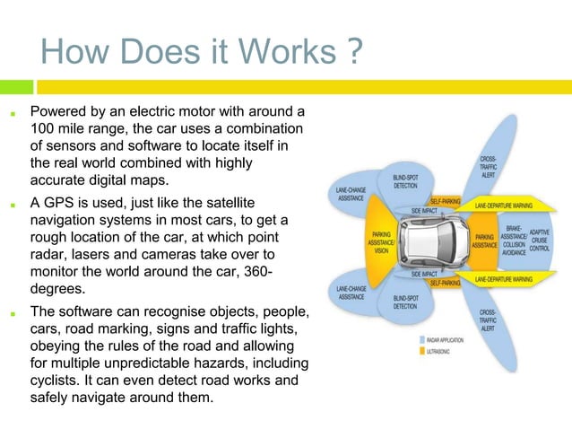 Google Driverless Cars | PPTX