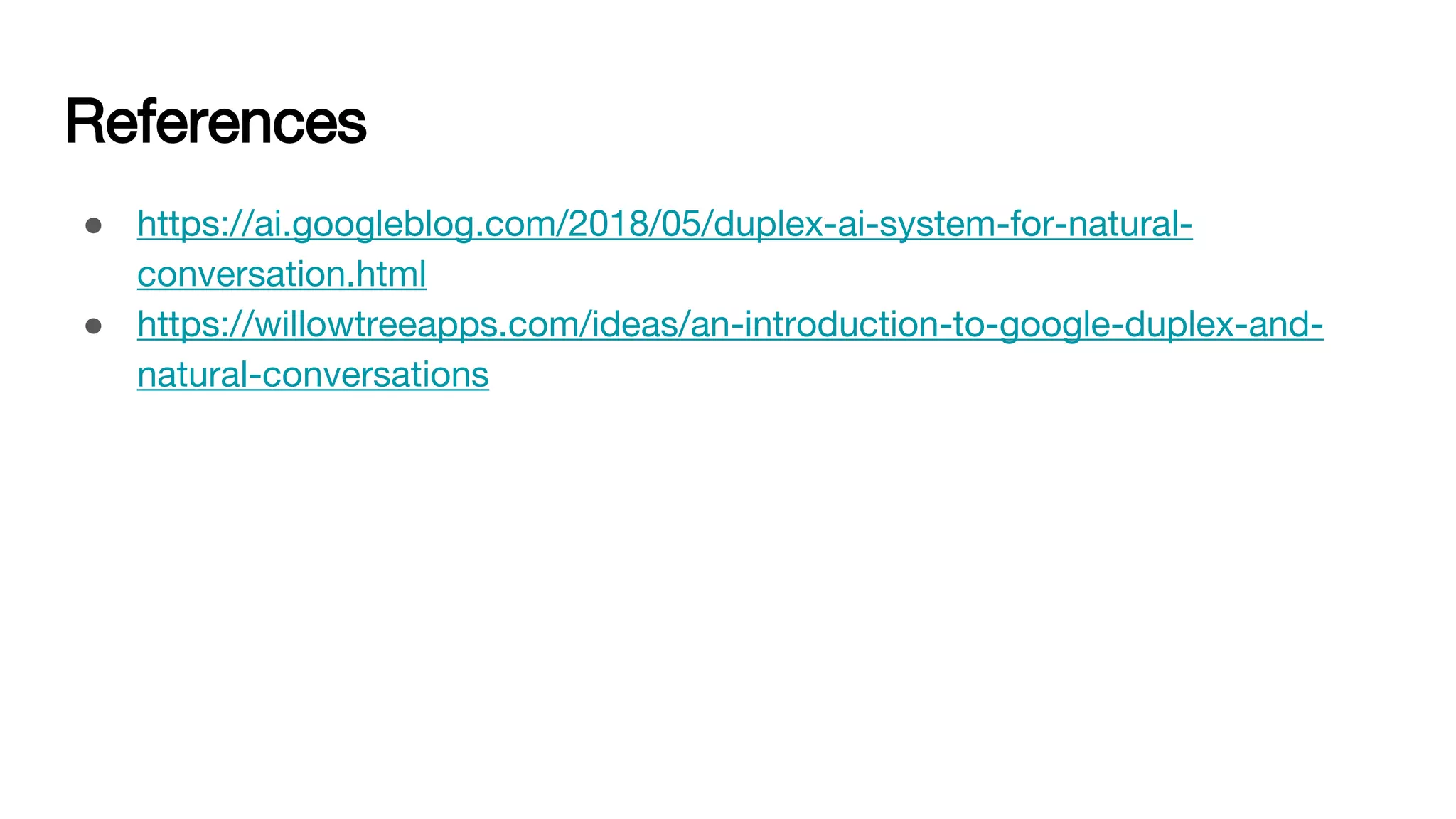 Google Duplex | PPTX