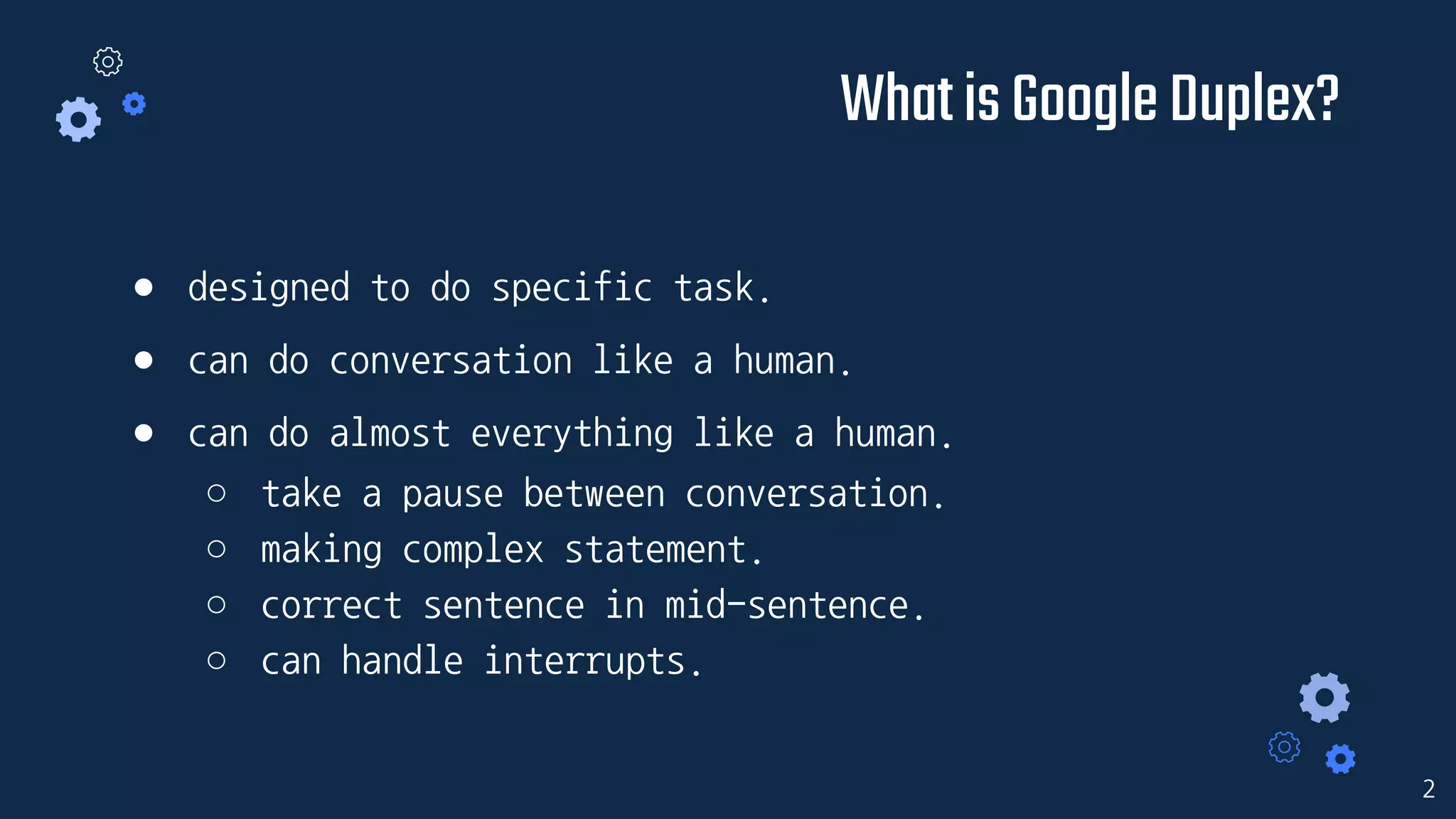 Google Duplex AI | PPTX