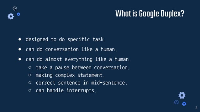 Google Duplex AI | PPTX