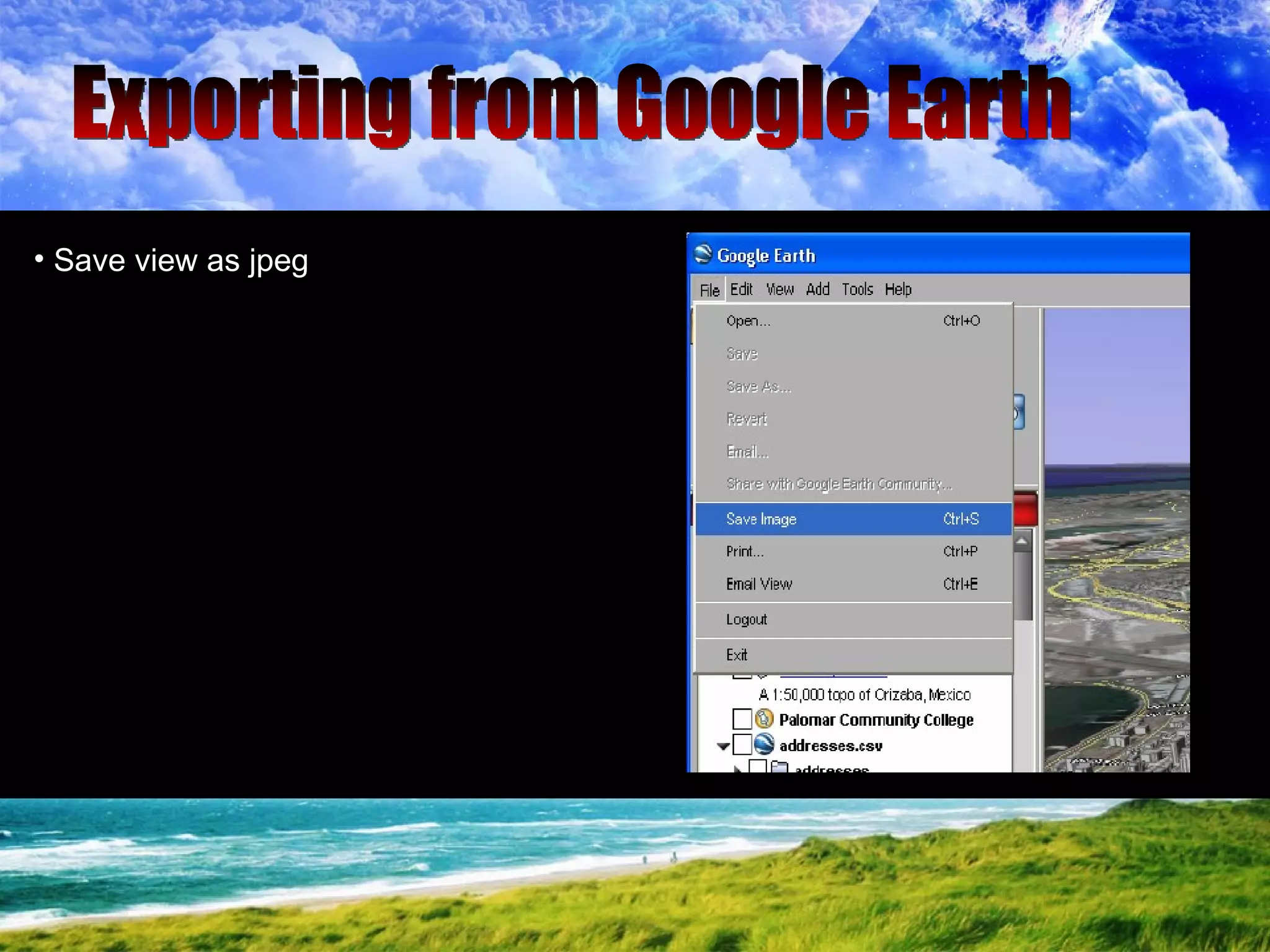 Google earth | PPT