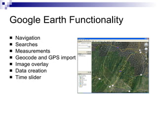 Google Earth and GIS (EPAN09) | PPT | Geography | Science
