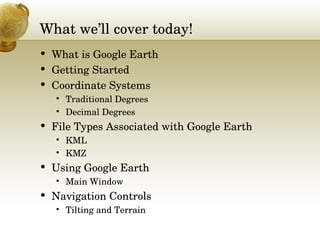 Google Earth Basics | PPT