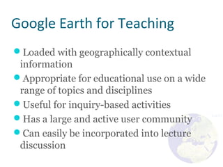 Teaching with Google Earth | PPT