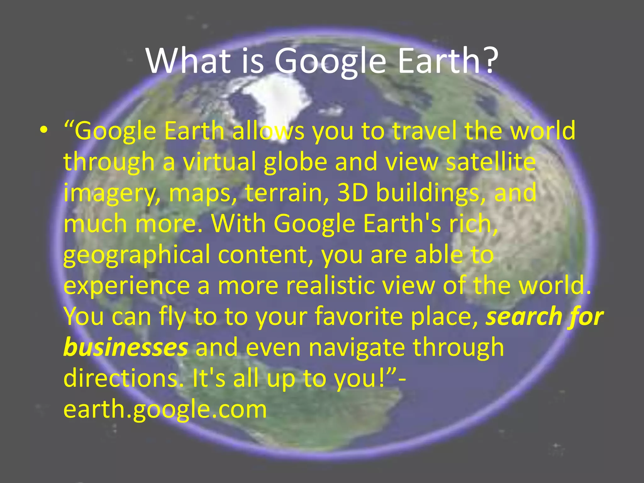 Google Earth Slides | PPTX