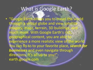 Google Earth Slides | PPTX