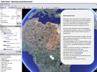 Google earth skills | PPT